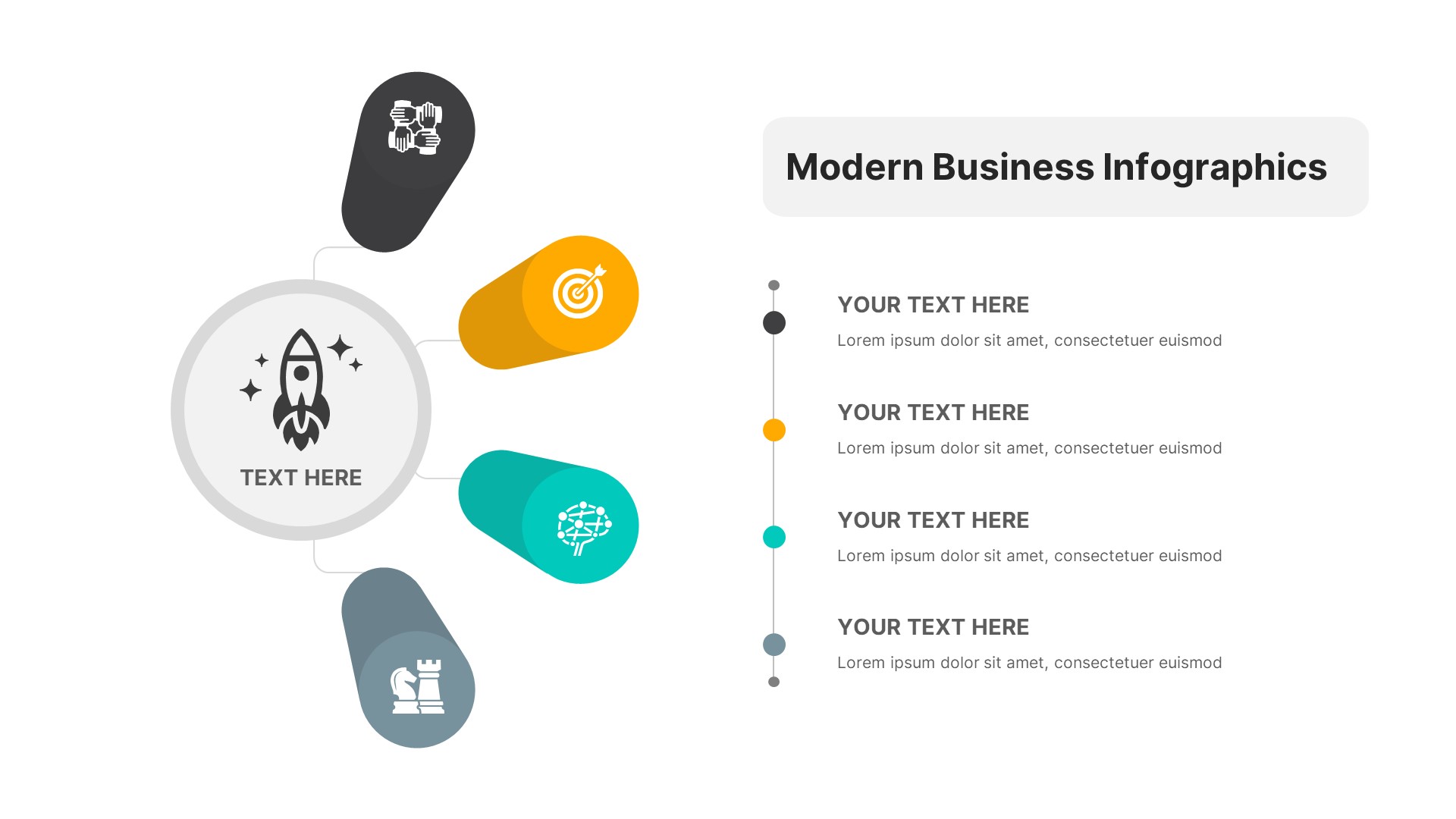Modern Business Infographics Powerpoint Template, Presentation Templates
