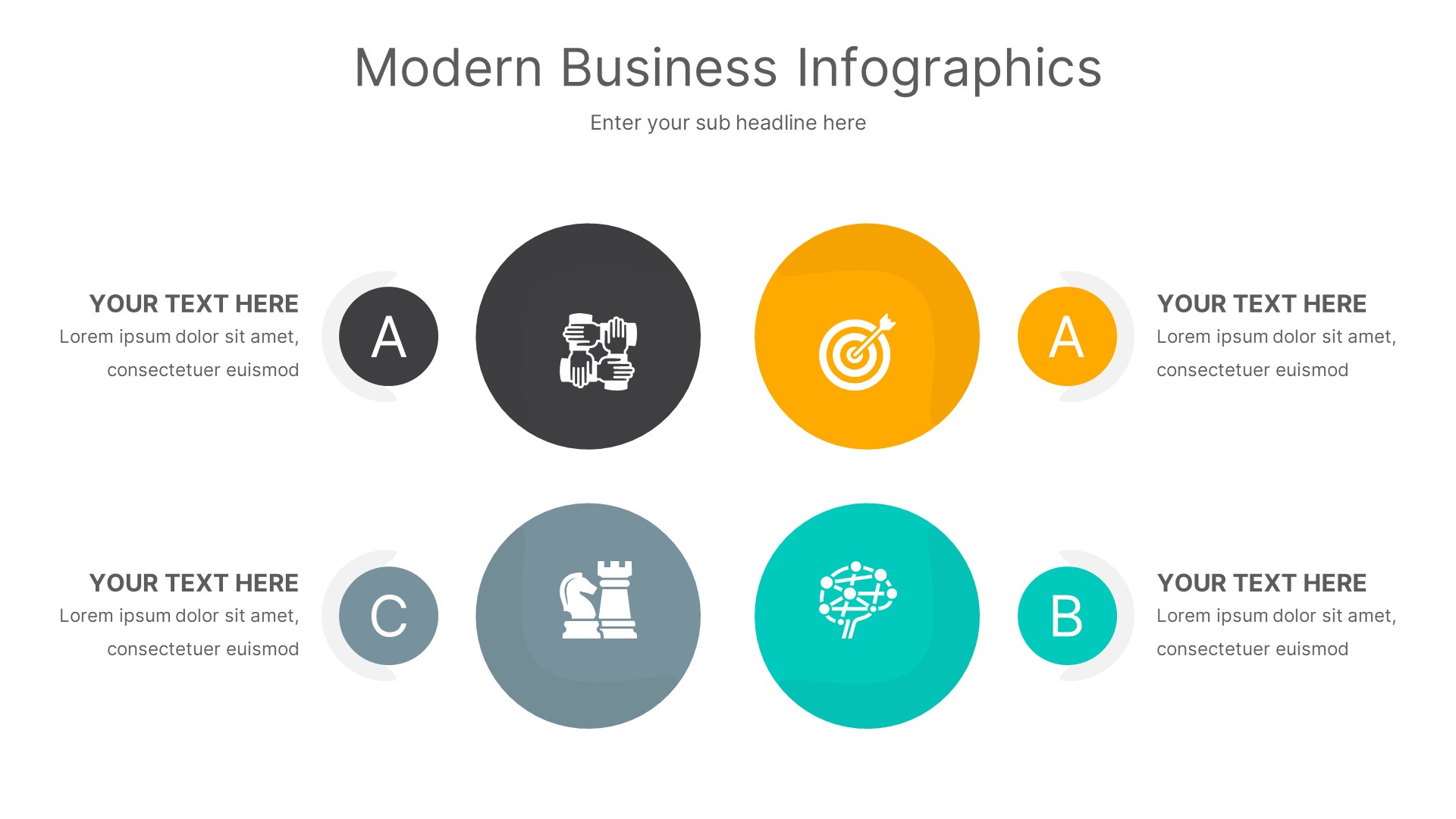Modern Business Infographics Powerpoint Template, Presentation Templates