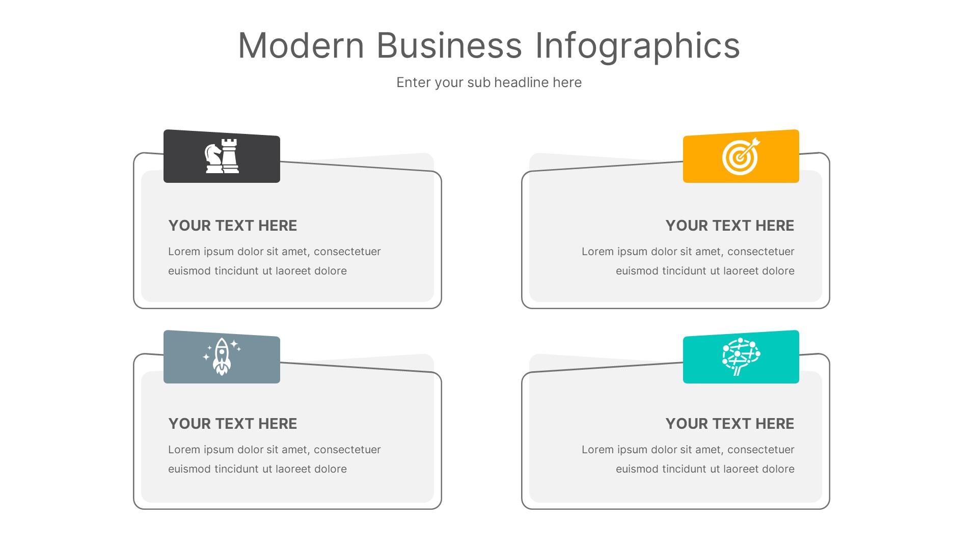 Modern Business Infographics Powerpoint Template, Presentation Templates