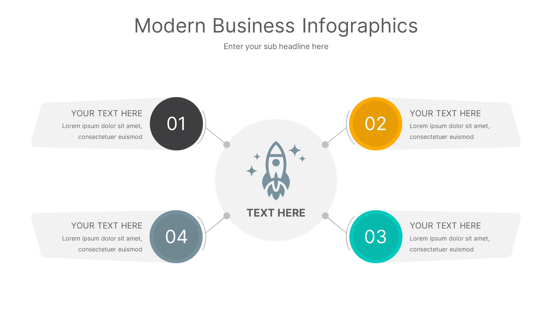 Modern Business Infographics Powerpoint Template, Presentation Templates