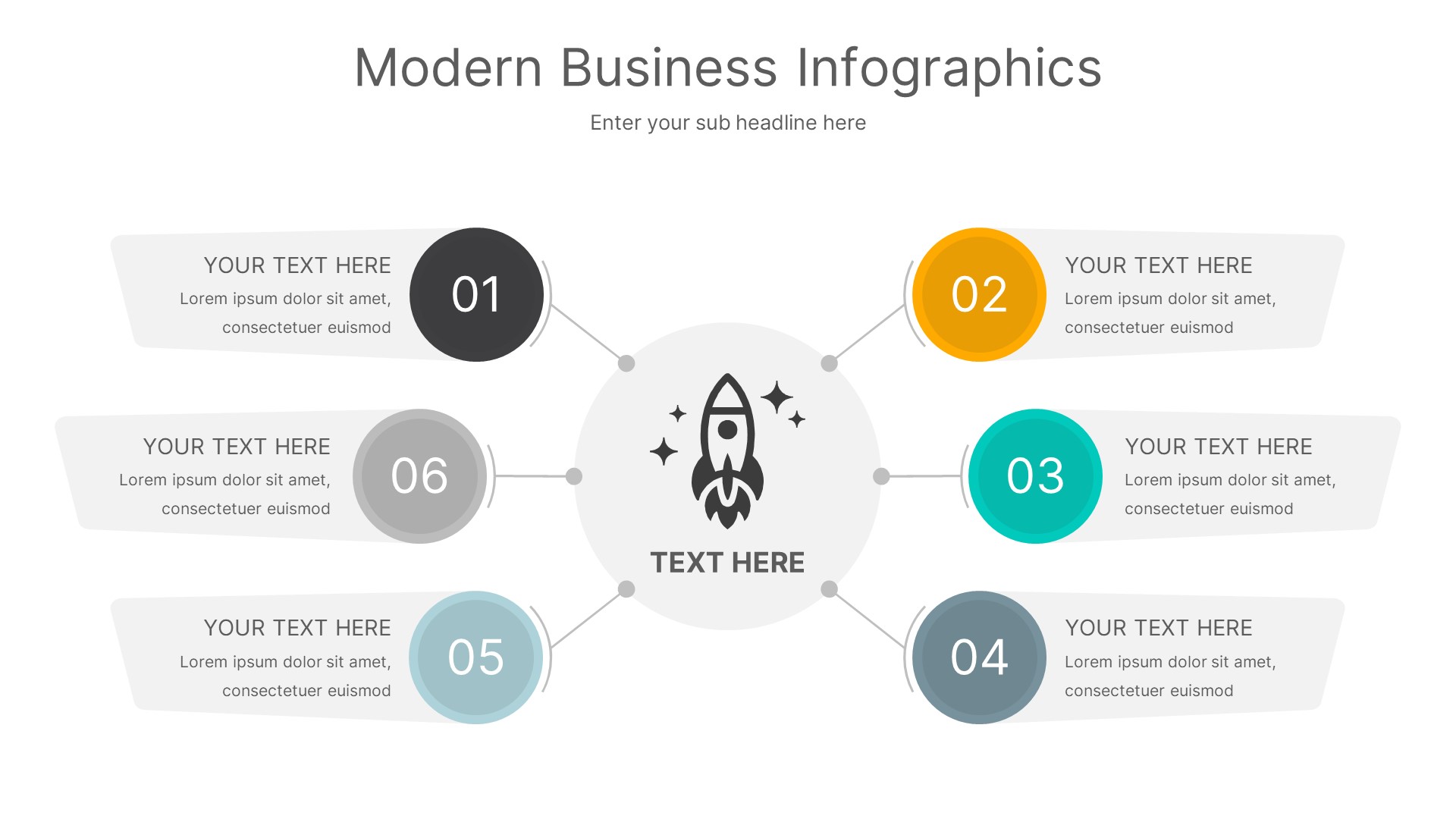 Modern Business Infographics Powerpoint Template, Presentation Templates