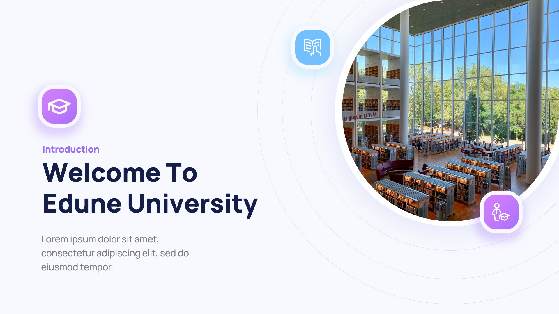 Edune - School & Education Powerpoint Template, Presentation Templates