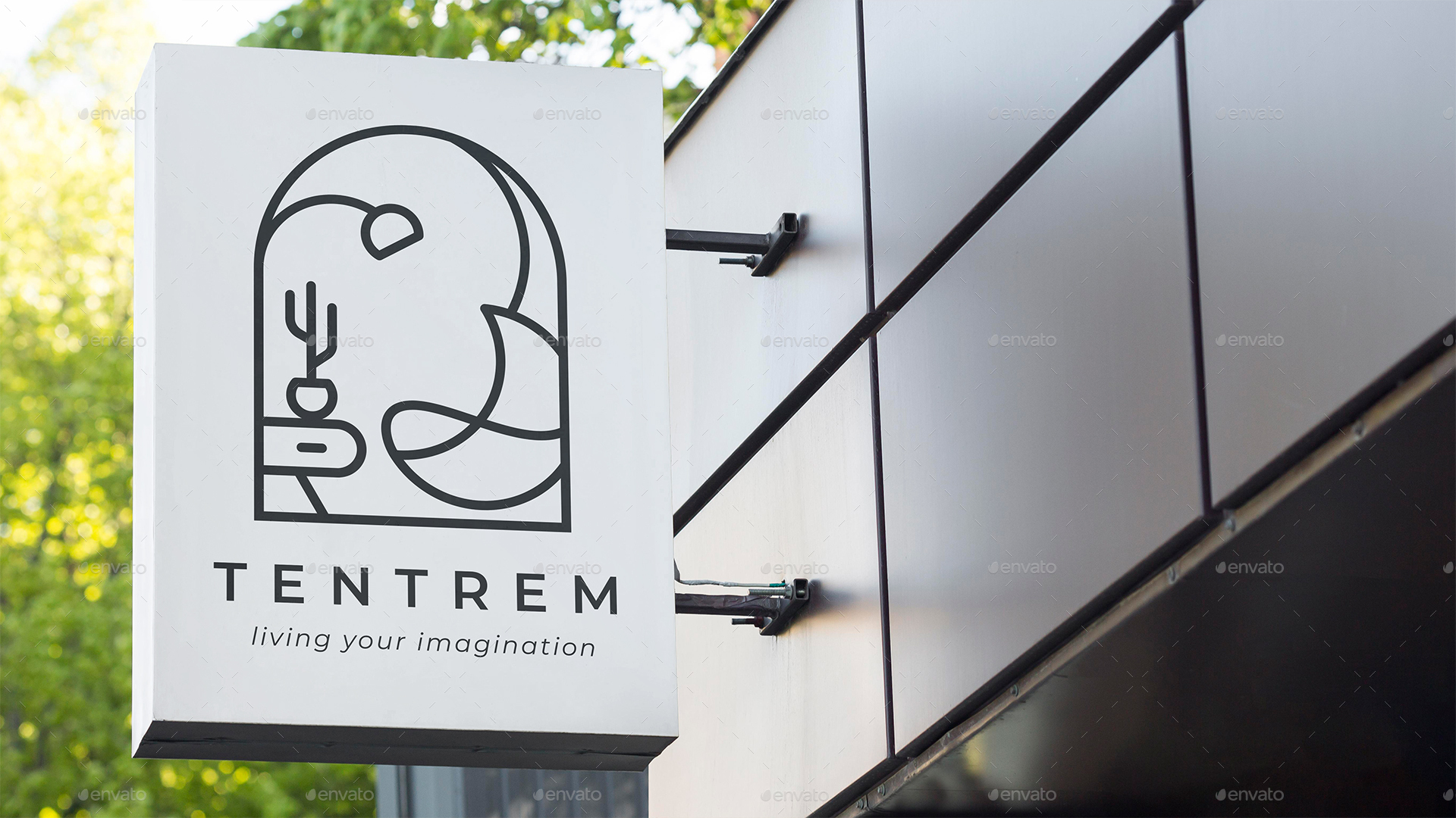 Tentrem Logo, Logo Templates | GraphicRiver