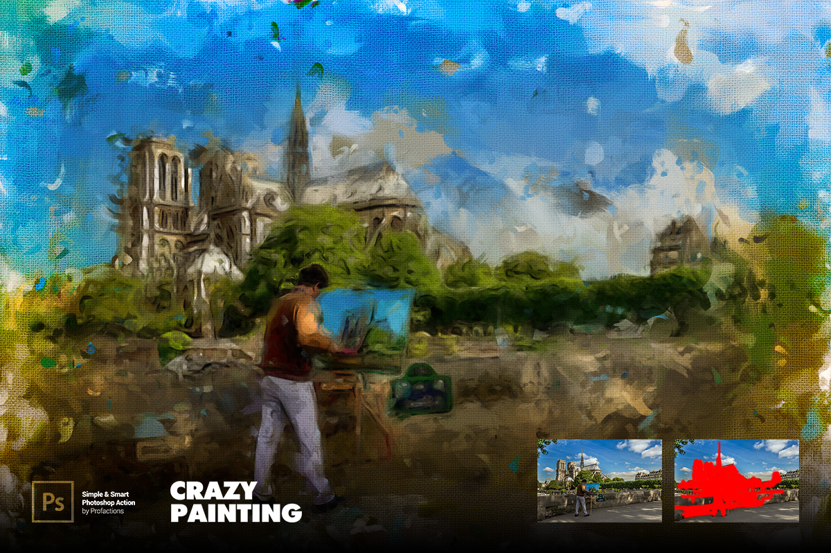 Crazy Painting - UXP Photoshop Plugin by profactions | GraphicRiver