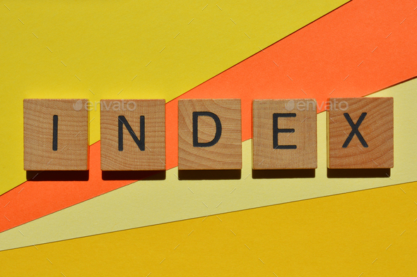 Index, word as banner headline Stock Photo by JosieElias | PhotoDune