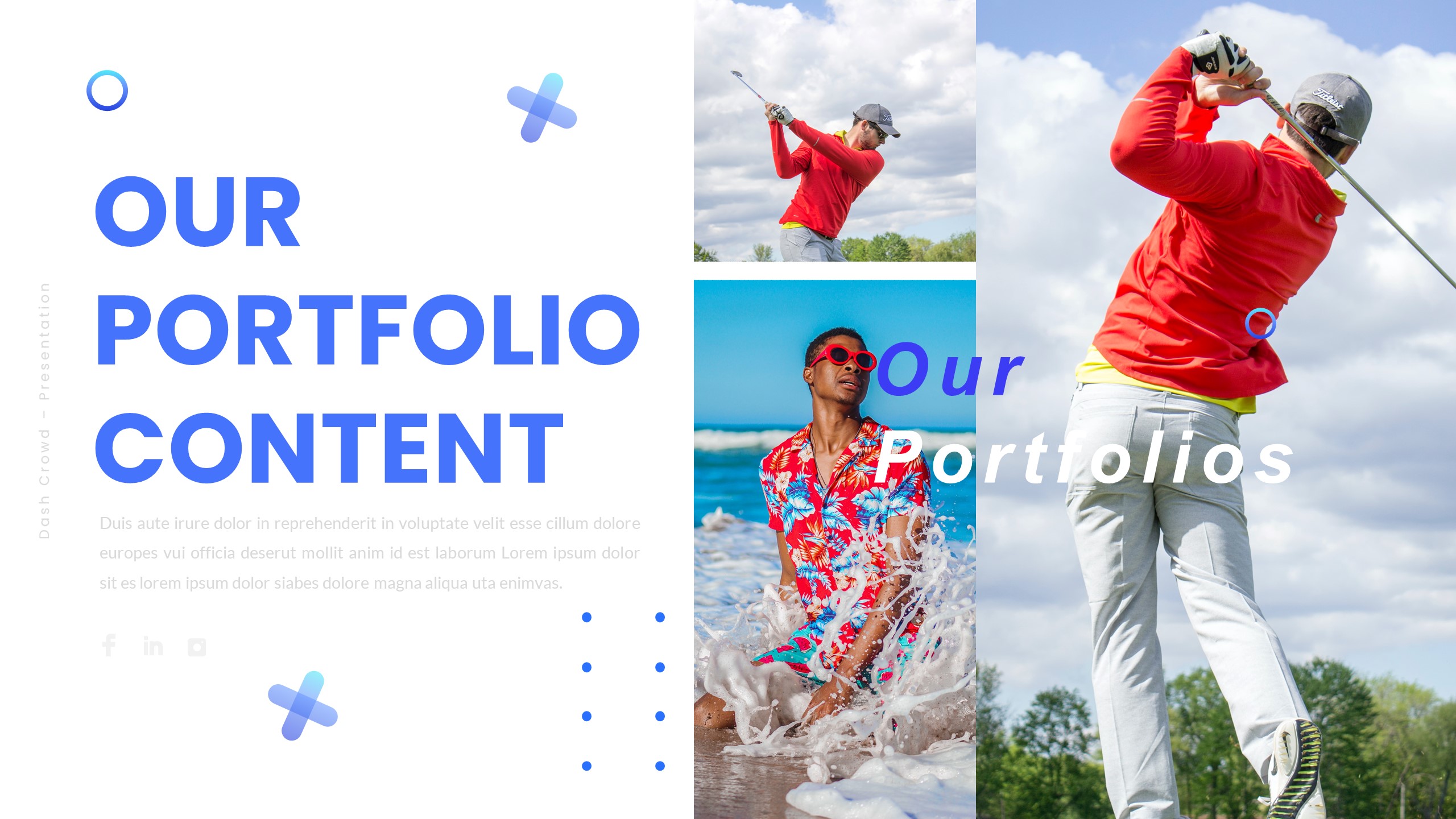 Dash Crowd - Modern Powerpoint Presentation Template, Presentation ...