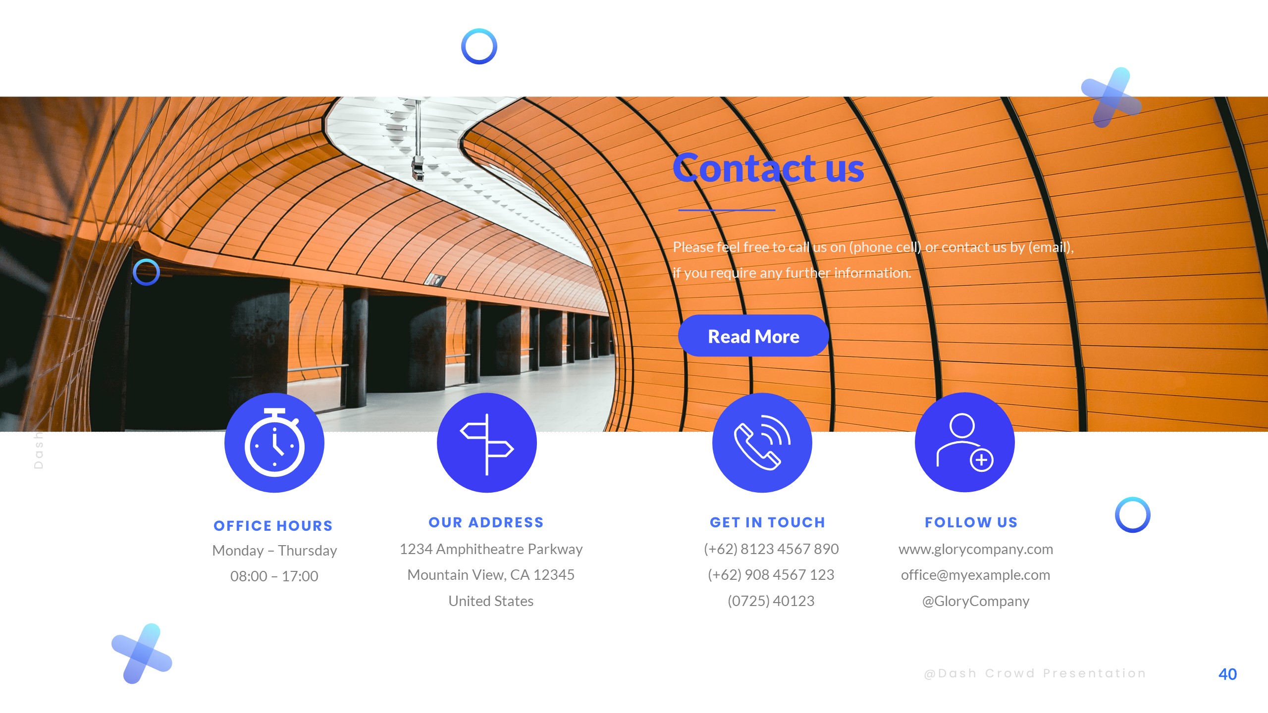 Dash Crowd - Modern Powerpoint Presentation Template, Presentation ...
