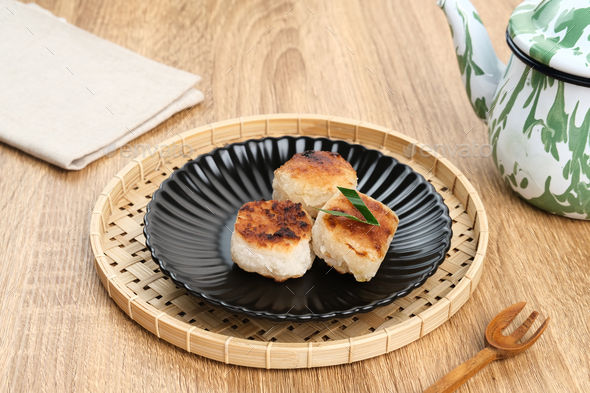 Wingko or Wingko Babat, a traditional Indonesian snack Stock Photo by ...