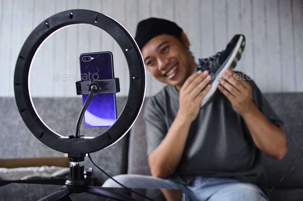 Man Influencer, Youtuber, Vlogger Stock Photo by Garakta-Studio | PhotoDune