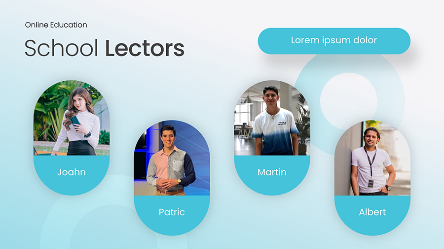 Online School - Education Powerpoint Template, Presentation Templates