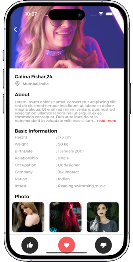 Dating App Template in Flutter | Match Making App Template | Match by camelcasetechnology