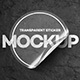 Transparent Sticker Mockup, Graphics | GraphicRiver