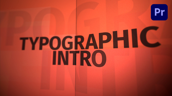 Typographic Intro PP, Premiere Pro Templates | VideoHive
