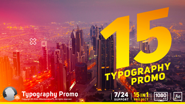 Typography Promo / Stomp, After Effects Project Files | VideoHive