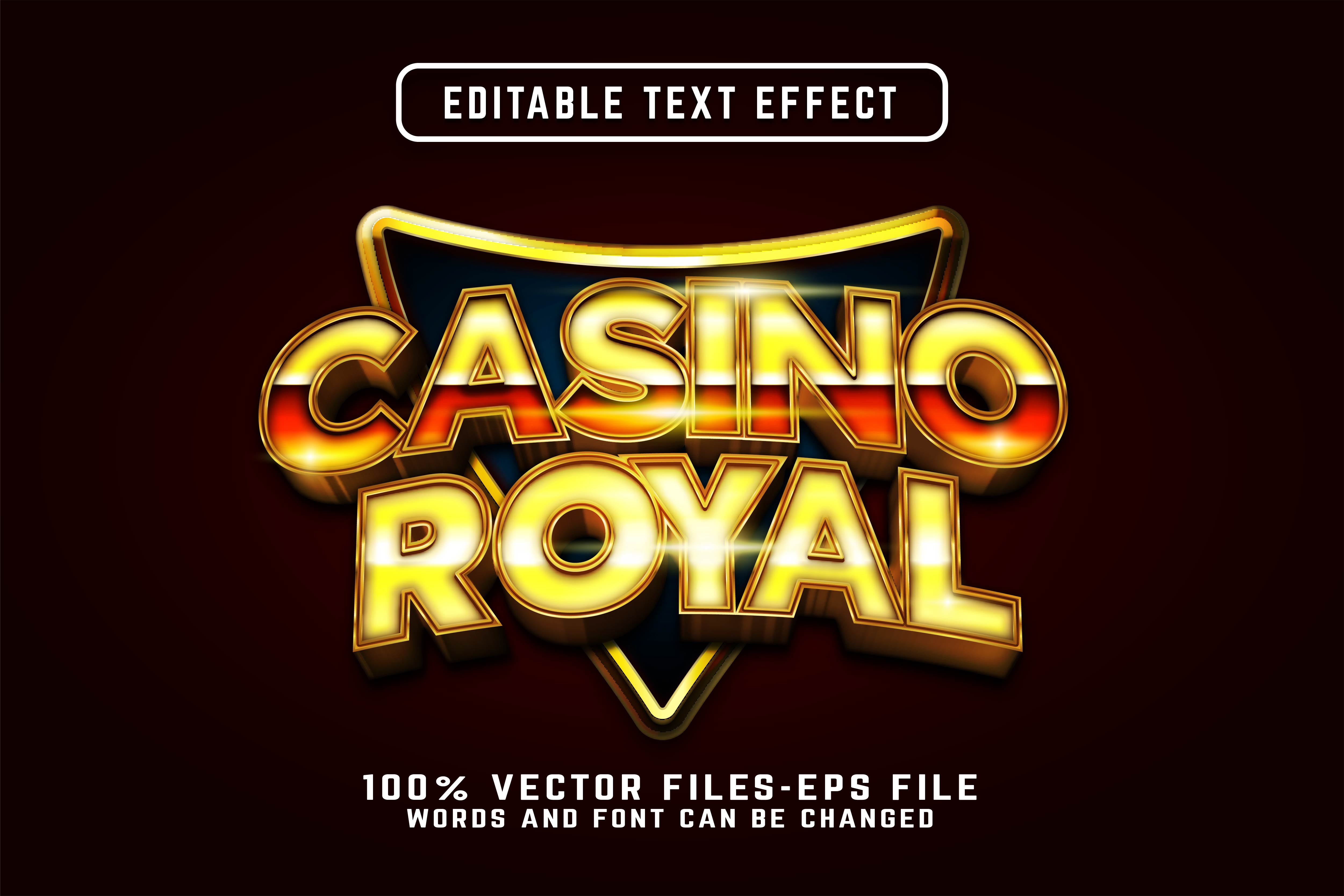 Casino Editable Eps Text Effect, Add-ons | GraphicRiver