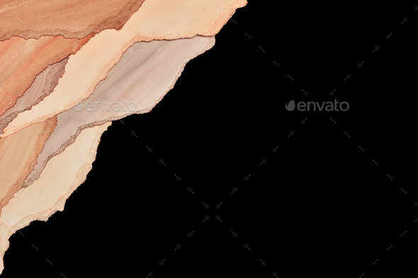 Abstract texture background. Layers of watercolor painted paper. Torn ...