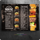 Dark Food Menu Design Template, Print Templates | GraphicRiver