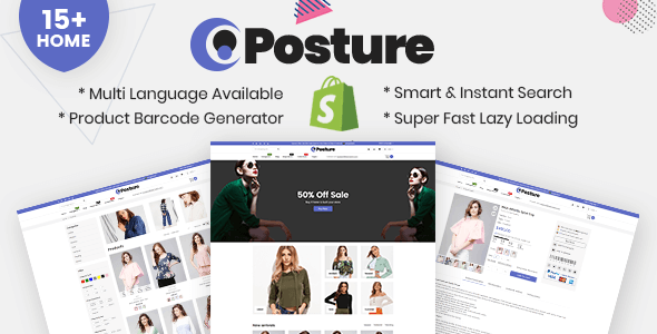 Posture - Multipurpose Responsive Shopify Theme by themetidy | ThemeForest