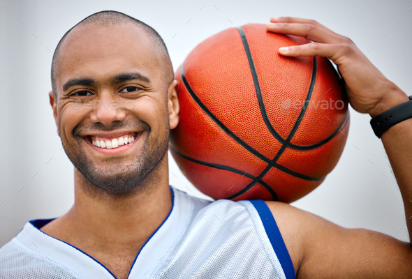 Baller. Cropped portrait of a handsome young male basketball player ...