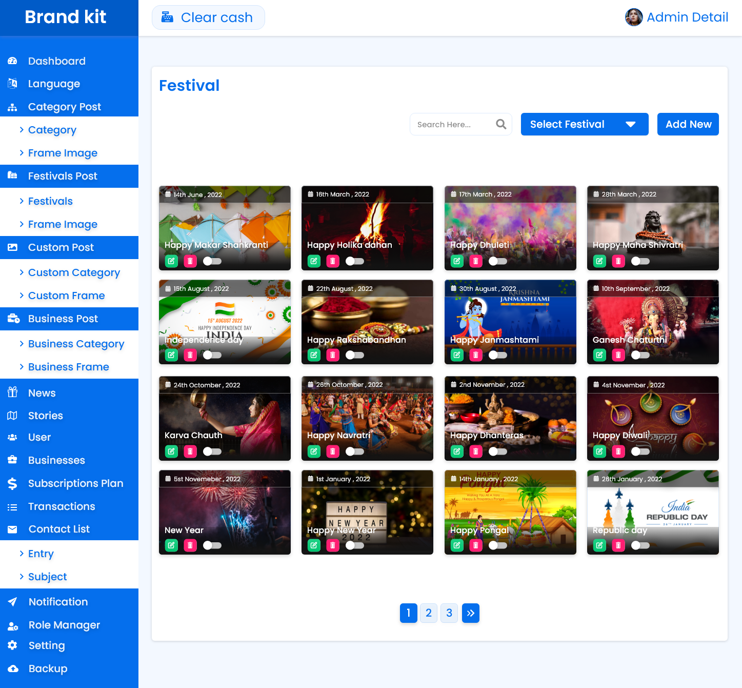 BrandPeak: Festival Poster Maker, Business Post, Political Post Maker App by iQueen