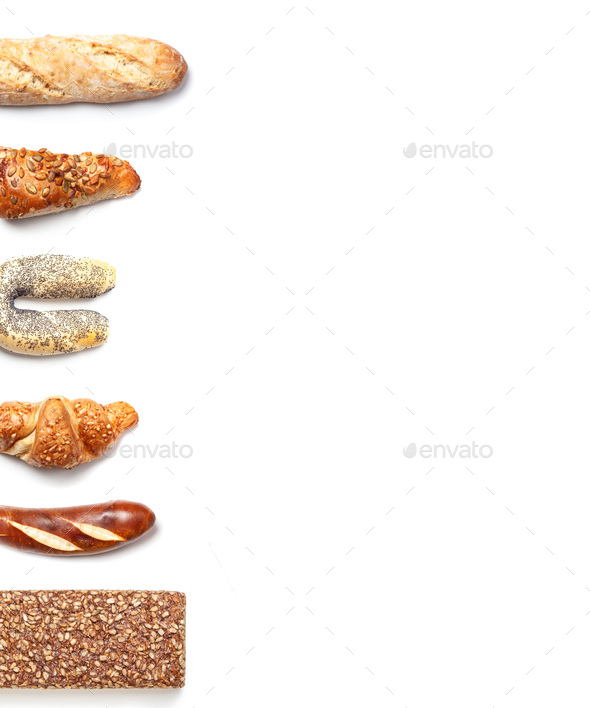 Border of bread varieties Stock Photo by MichaelJayBerlin | PhotoDune