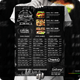 Elegant Dark Food Menu Design, Print Templates | GraphicRiver
