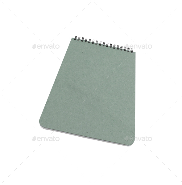Notepad isolated on white Stock Photo by ozaiachin | PhotoDune