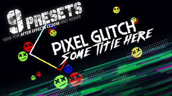 Pixel Glitch | Titles, After Effects Project Files | VideoHive