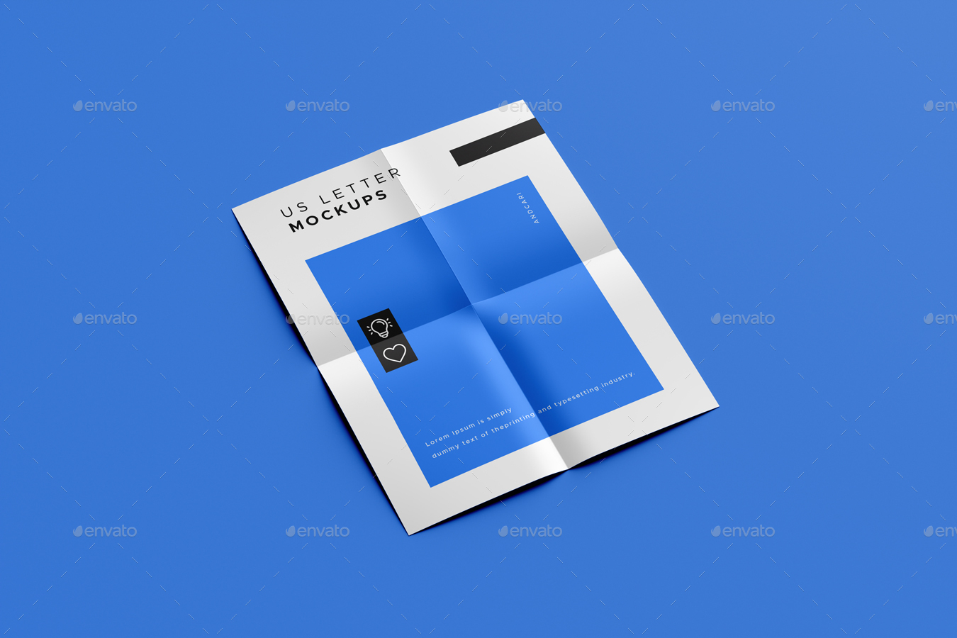 US Letter Flyer Mockup by AlkDesign | GraphicRiver