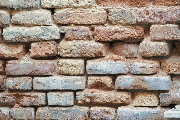 Antique brick wall Stock Photo by michelangeloop | PhotoDune
