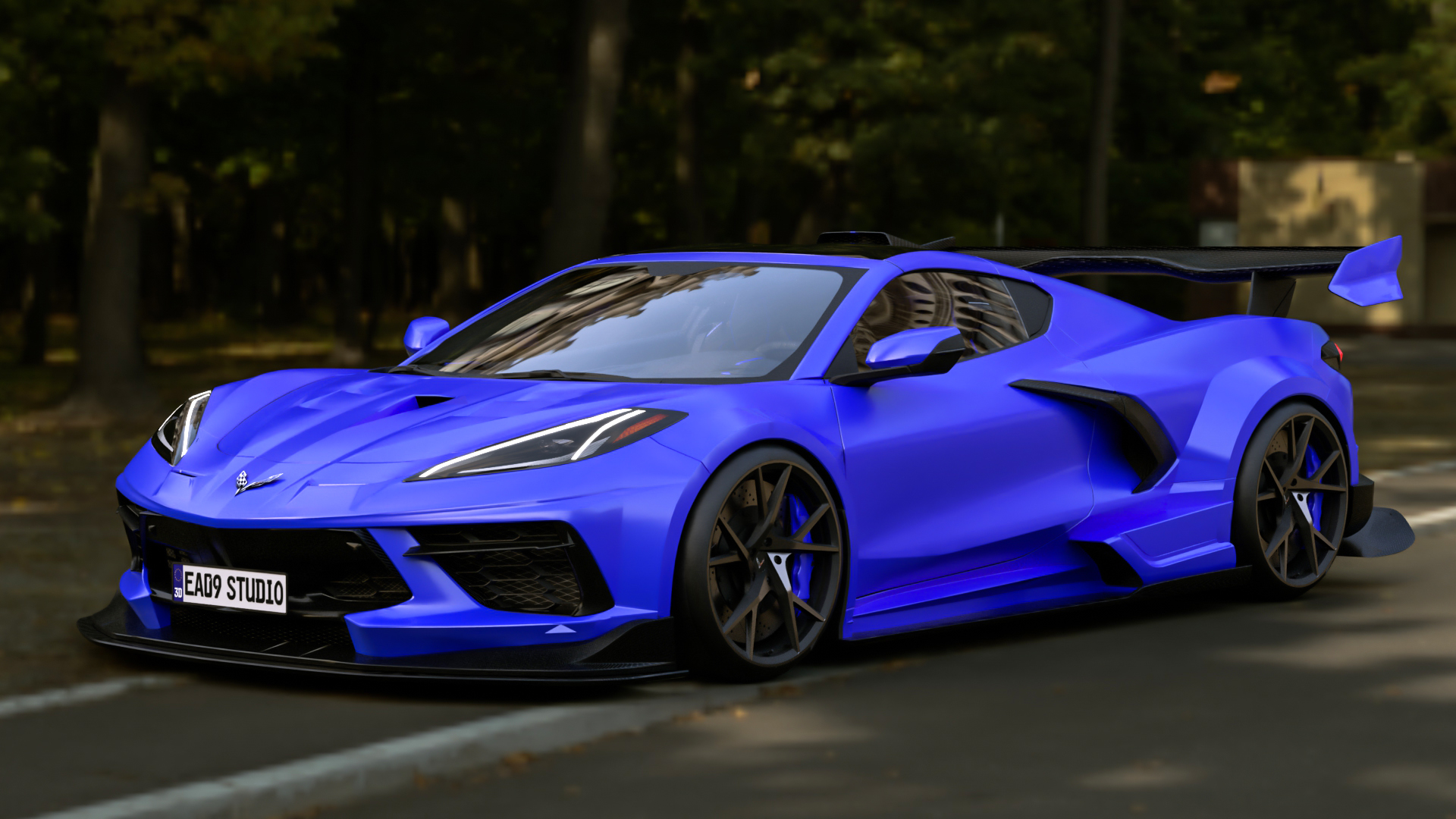 2023 Chevrolet Corvette C8 Tuned by EA09studio | 3DOcean