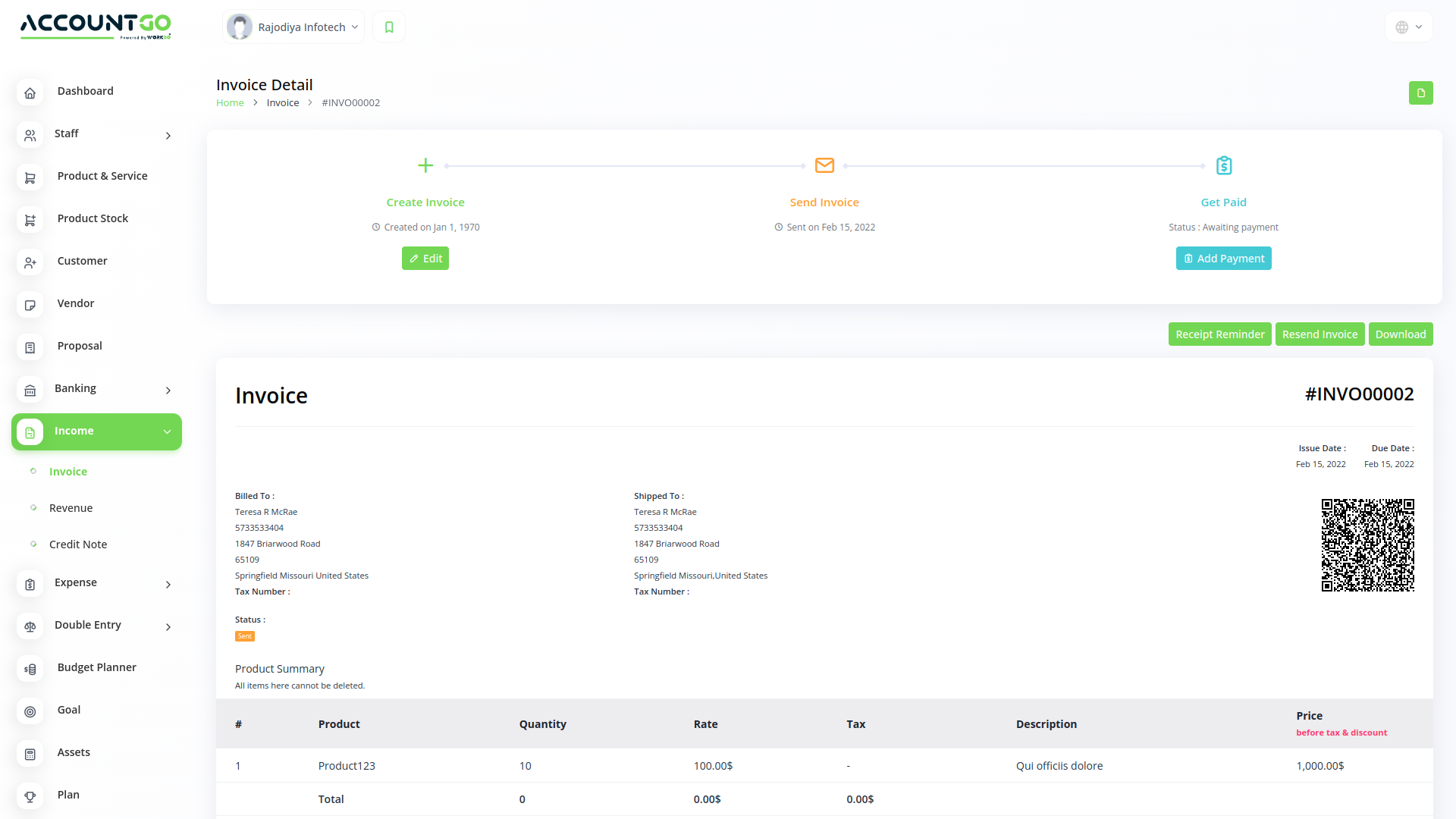 AccountGo SaaS - Accounting and Billing Tool by RajodiyaInfotech ...