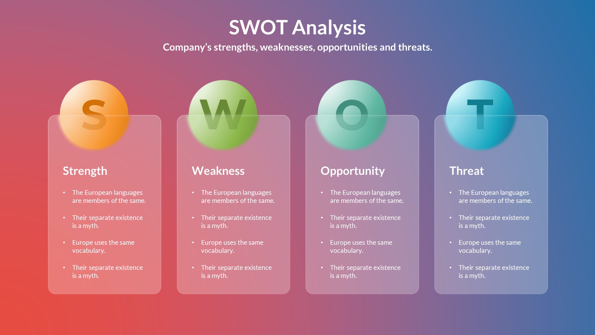 Business SWOT Analysis Infographics Powerpoint Template, Presentation ...