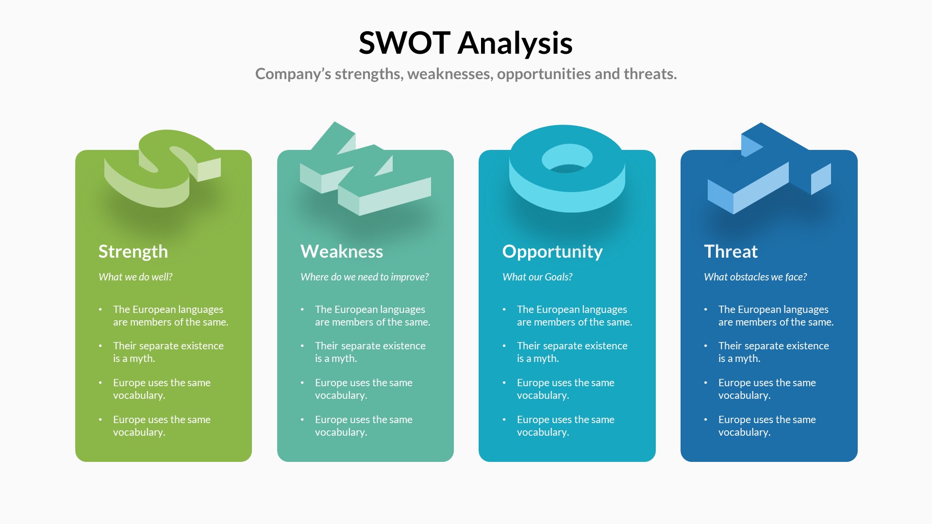 Business SWOT Analysis Infographics Powerpoint Template, Presentation ...