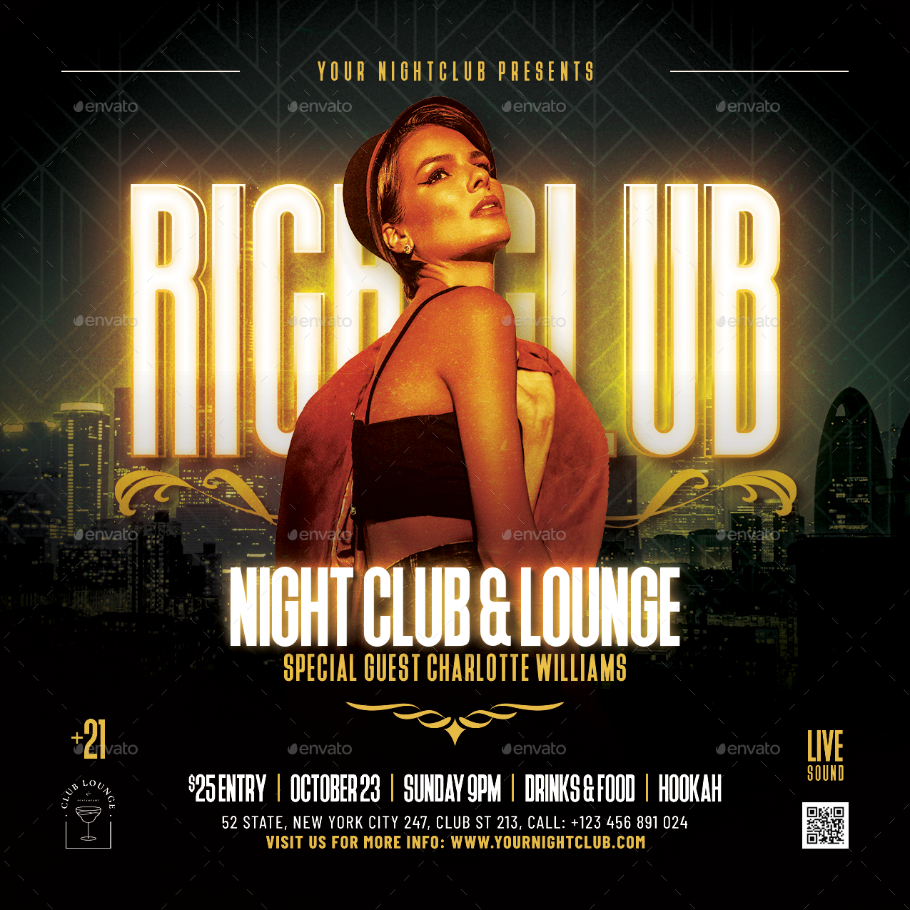 Rich Party Flyer, Print Templates | GraphicRiver