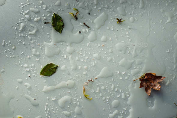 Rain texture on a light stone background Stock Photo by dinabelenko