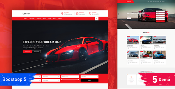 Car House - Automobile HTML5 Template by sohel_rana11 | ThemeForest