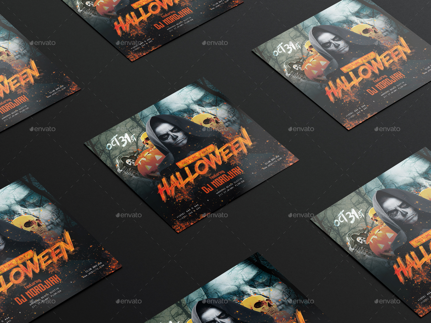 Halloween Flyer, Print Templates | GraphicRiver