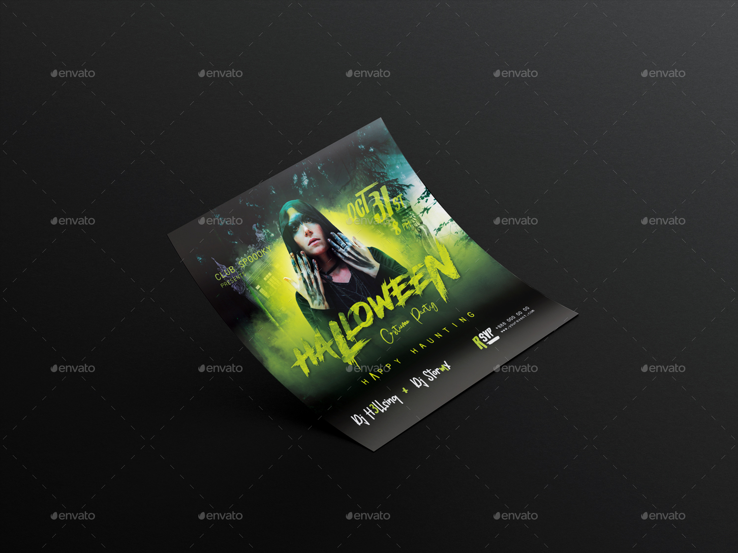 Halloween Flyer, Print Templates | GraphicRiver