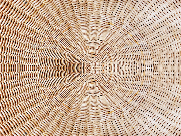 Full Frame Background of Brown Woven Rattan Pattern Stock Photo by ...