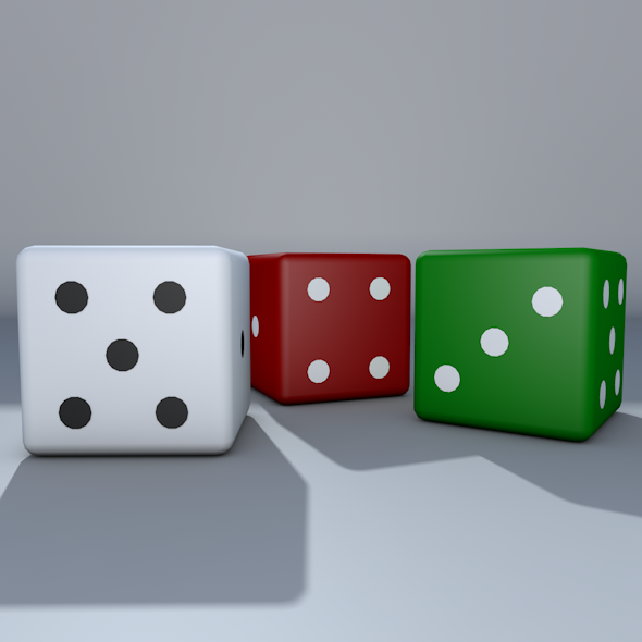 Real Dice by nahar3d | 3DOcean