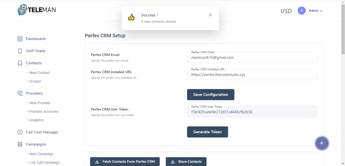 Perfex CRM Addon For Teleman Telemarketing Application by thecodestudio
