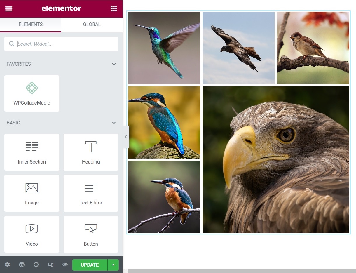 WPCollageMagic Elementor Addon by andrasweb | CodeCanyon