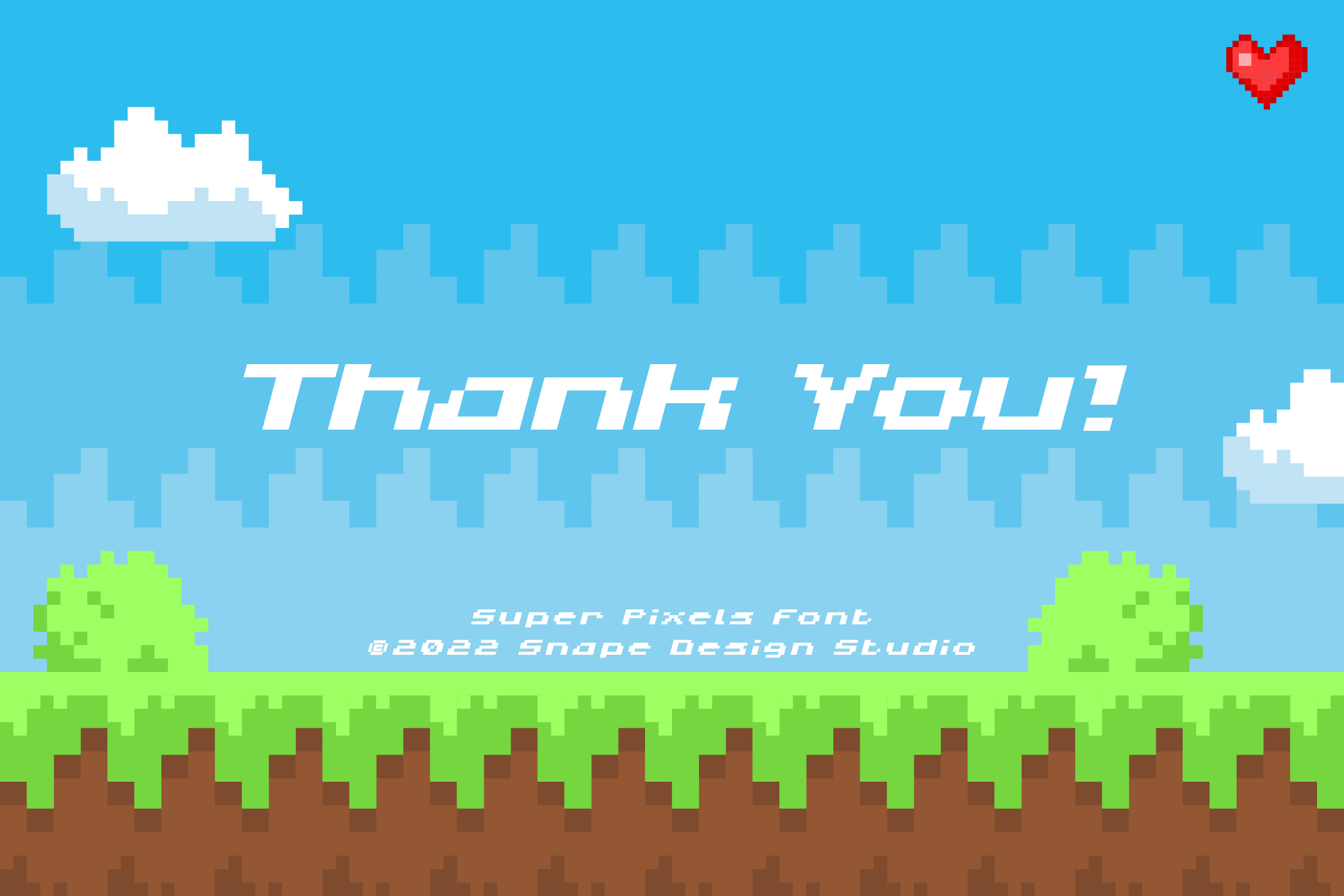 Super Pixels - Pixel Font, Fonts | GraphicRiver