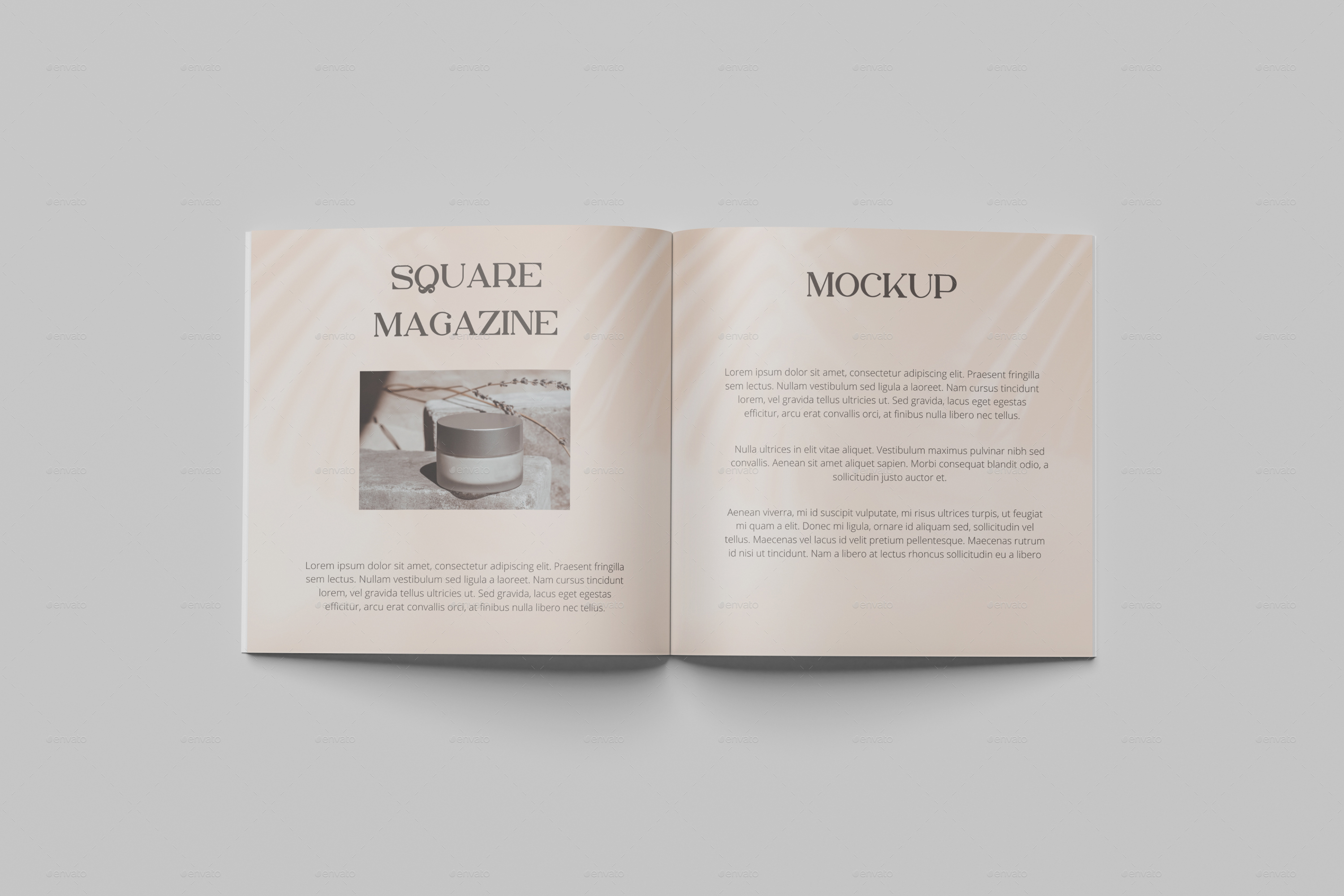 Square Magazine Mockup, Graphics | GraphicRiver
