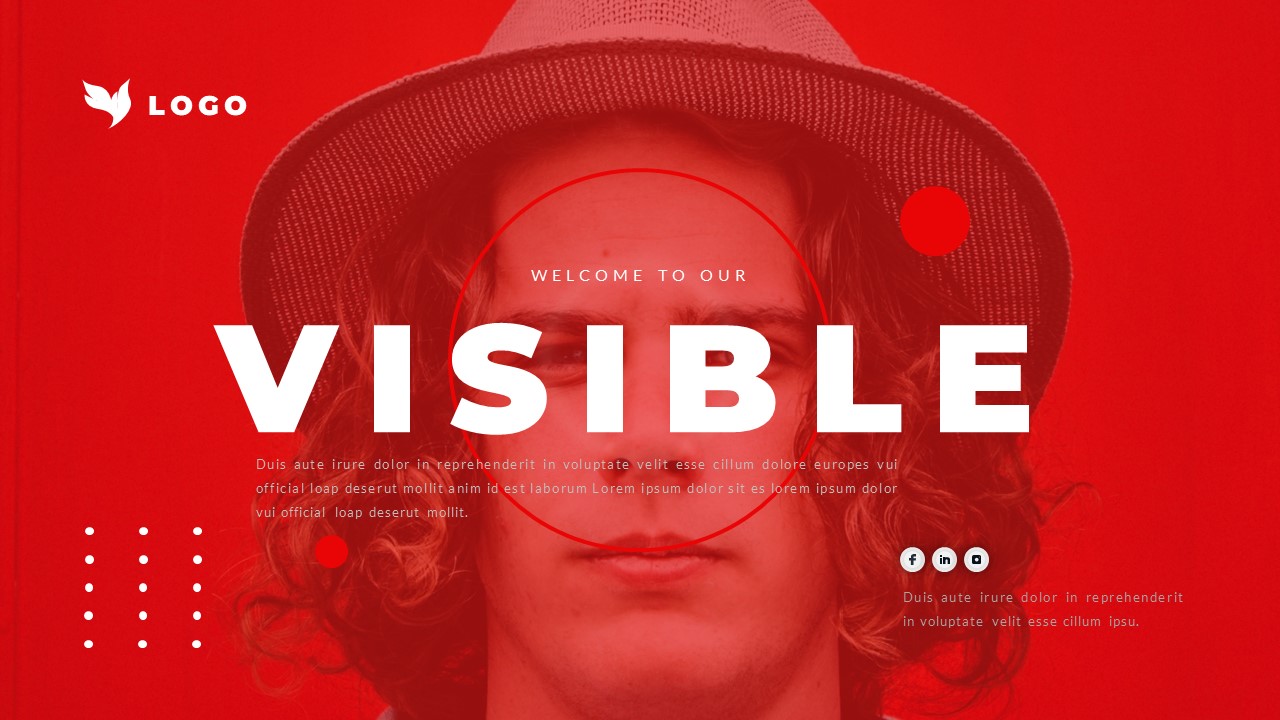 Visible Slides - Modern Powerpoint Presentation Template, Presentation ...