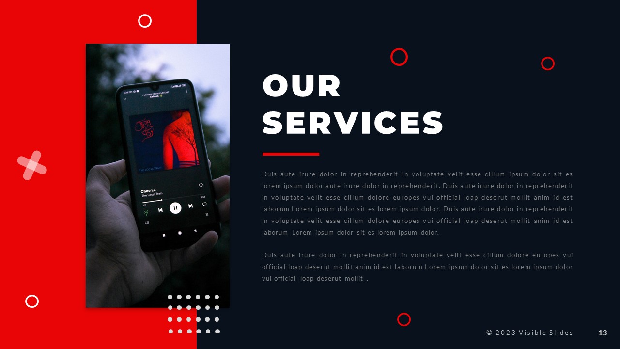 Visible Slides - Modern Powerpoint Presentation Template, Presentation ...