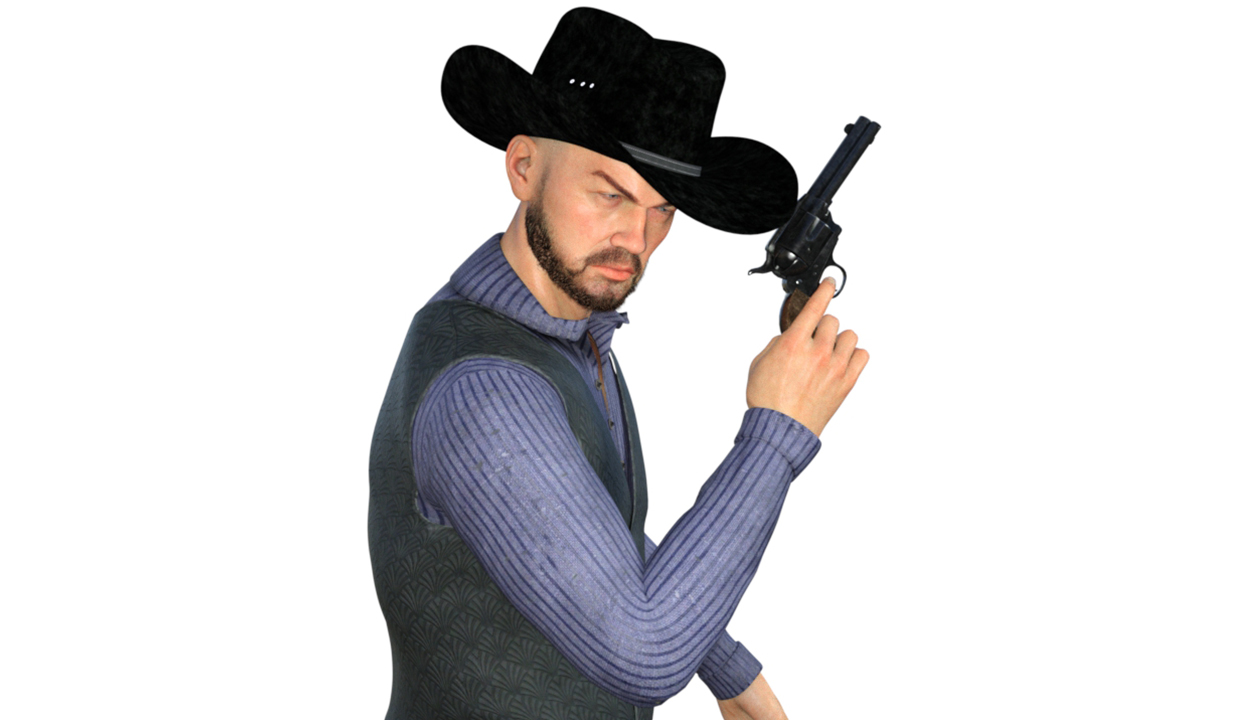 Western Cowboy - Fully Rigged Avatar by ActivistNation | 3DOcean
