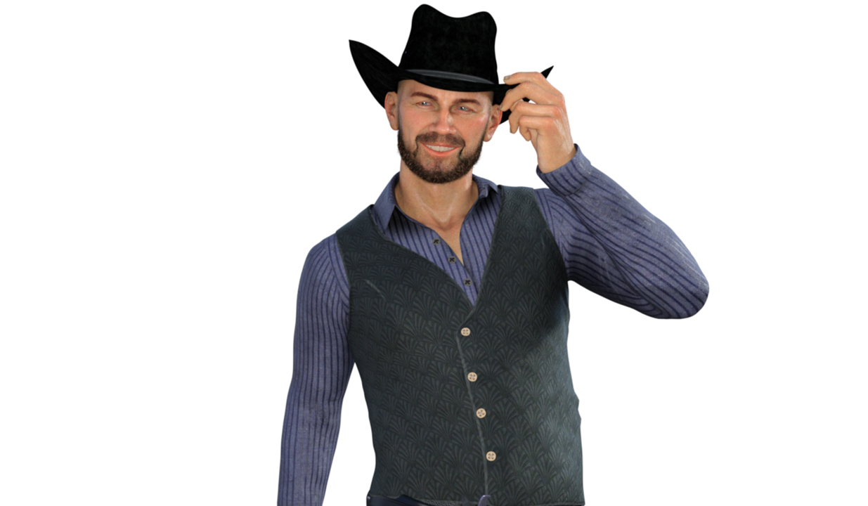 Western Cowboy - Fully Rigged Avatar by ActivistNation | 3DOcean