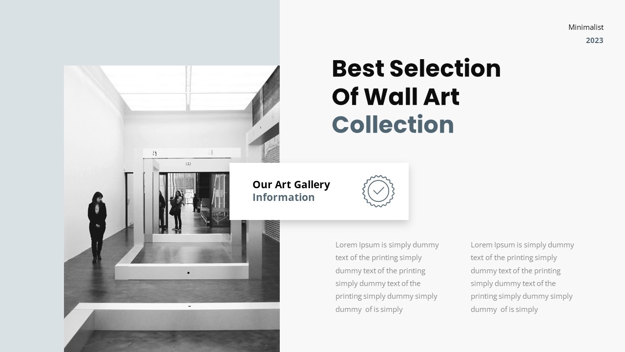 Art Gallery Presentation Template, Presentation Templates | GraphicRiver